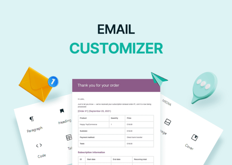 Email Customizer Add-on For Your Travel Website